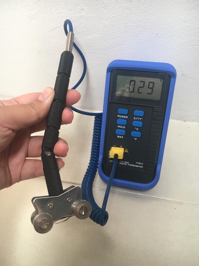 Jual Thermometer Digital TFC 305A Plus Roller Surface Stainless ...