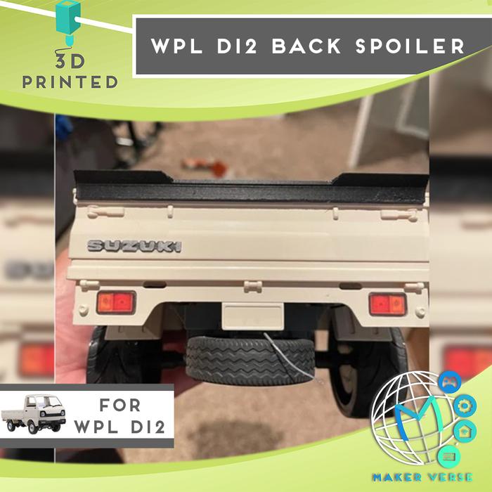 Jual WPL D12 Back Spoiler Drift Upgrade Suzuki Carry - Body Kit RC ...