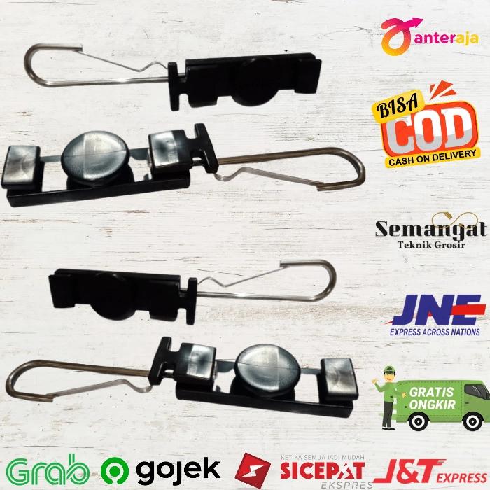 Jual S Clamp Fiber Optik Clamp S Fiber Optic Pengait Kabel FO DO FTTH ...