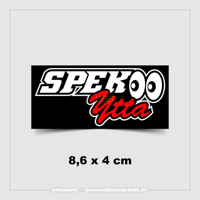 Jual Stiker Spek YTTA Ngab Stiker Motor Racing ( Bijian ) Anti Air ...