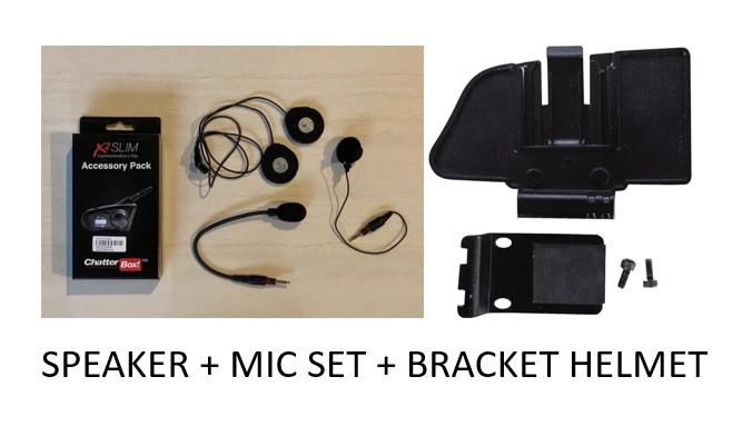 Jual Chatterbox X2 Slim Universal Headset + MOUNTING BRACKET HELMET ...