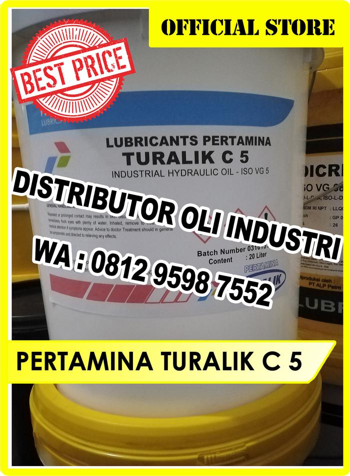 Jual PERTAMINA TURALIK C 5 ( Oli Hidrolik Zinc Free - Ready Stock ...