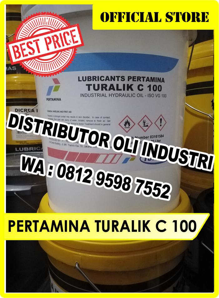 Jual PERTAMINA TURALIK C 100 ( Oli Hidrolik Zinc Free - ISO VG 100 ...