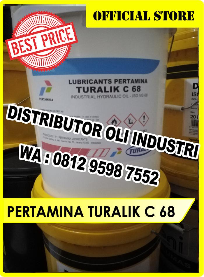 Jual PERTAMINA TURALIK C 68 ( Oli Hidrolik Zinc Free - ISO VG 68 ...