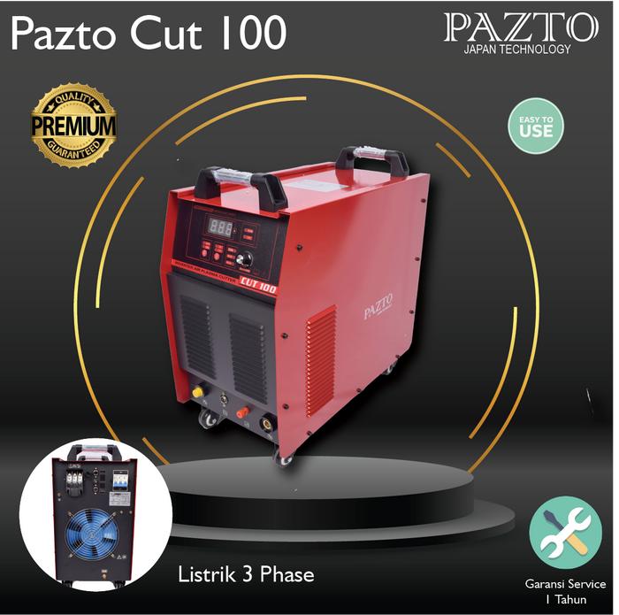Jual PAZTO MESIN LAS CUT 100 POTONG PLASMA CUTTER Welding Machine ...