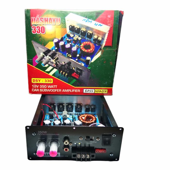 Jual power kit subwoofer DSY 330 dashayu car subwoofer amplifier 350 ...
