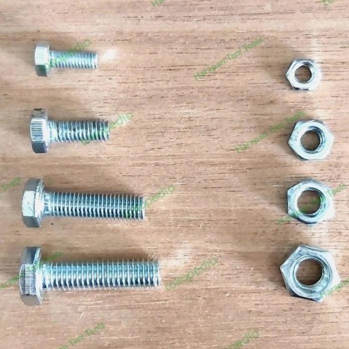 Jual Baut Mur Hex (BMP) Putih Hexagon M6x15 Kunci 10 Galvanis - Kab. Purworejo - Harapan Tani ...