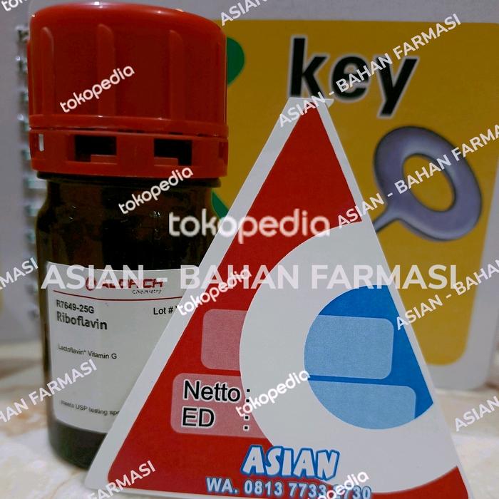 Jual Riboflavin - Vit B2 - Vitamin B2 - Sigma - Pro Analysis - ED ...