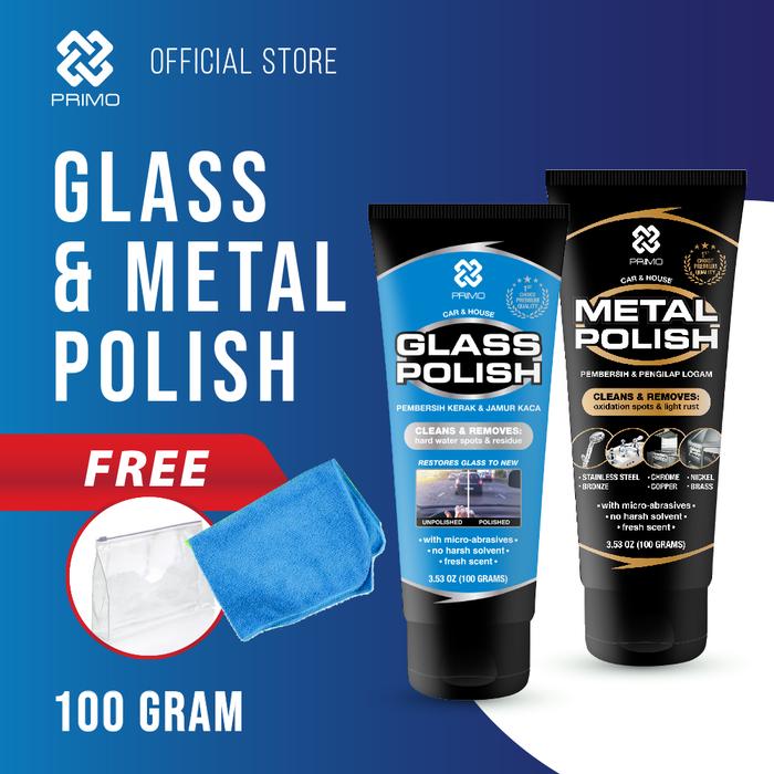 Jual Paket PRIMO Glass & Metal Polish 100gr x 2 - Jakarta Barat - Primo ...