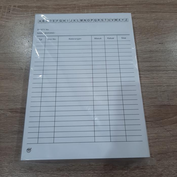 Jual Kartu Stok Barang A5 (Kecil) Isi 100 / Kartu Stok Kecil A5 ... Jual Kartu Stok Barang A5 (Kecil) Isi 100 / Kartu Stok Kecil A5 ...