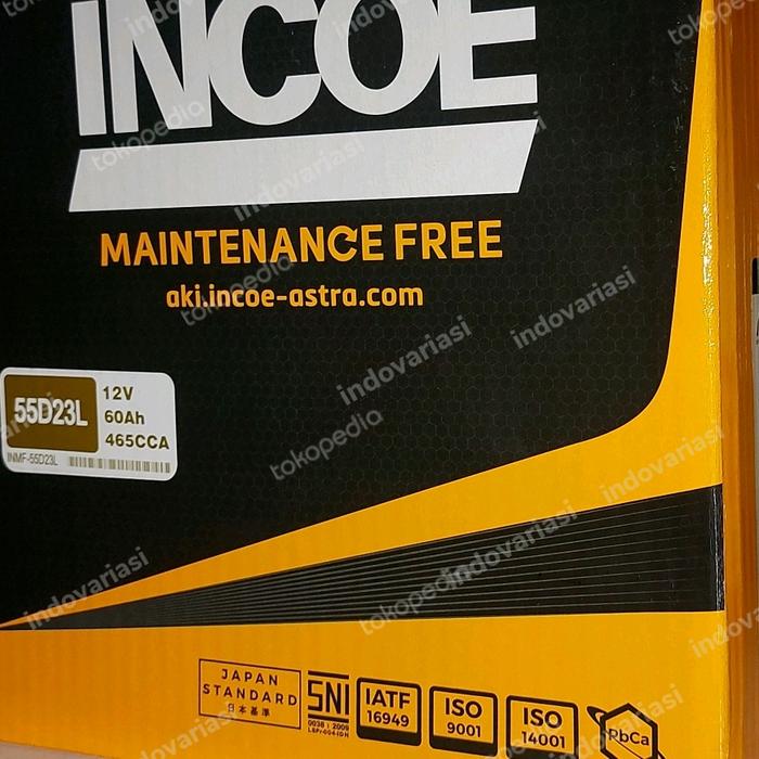 Jual Voucher aki kering INCOE 55D23L innova bensin ford focus KIArio ...