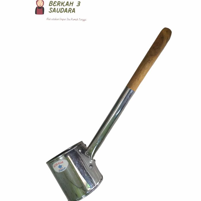 Jual gayung air stainless gagang kayu diameter 10 cm - Jakarta Barat ...