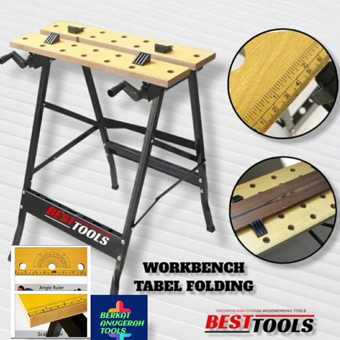 Jual BESTTOOLS Folding Work Bench/ Workbench Meja Kerja Kayu Portable ...