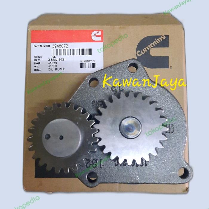 Jual Oil Pump Oli Pump Komatsu PC300-8 Cummins 6D114, 3948072 - Jakarta ...