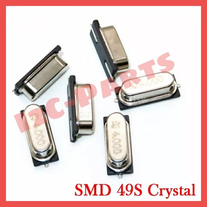 Jual Crystal 4MHz XTAL 4.000 Kristal 4 MHz HC-49S Oscillator SMD SMT ...