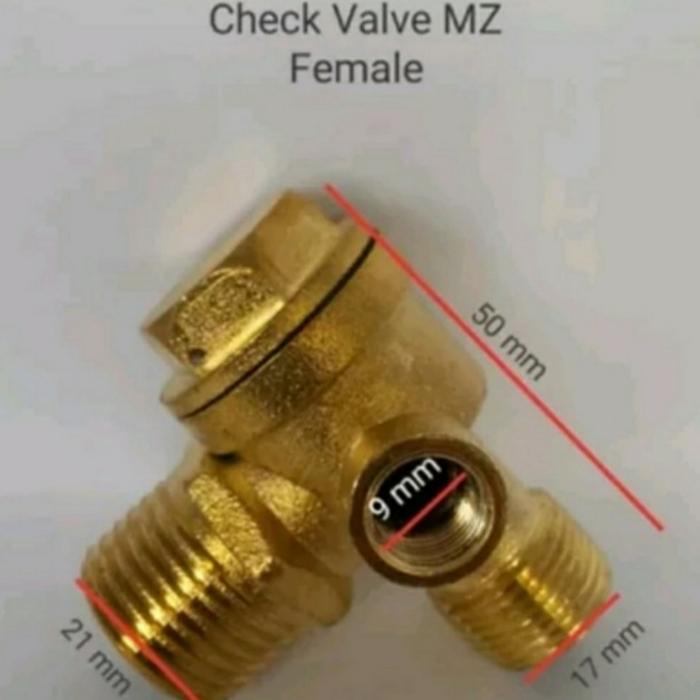 Jual CHECK VALVE KOMPRESOR (DRAT DALAM )UNTUK KOMPRESOR LISTRIK - Kab ...