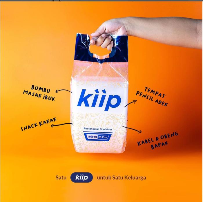 Jual Kiip Thinwall/Thin wall/Food Container/Box Plastik Makan 1000ML 1 ...