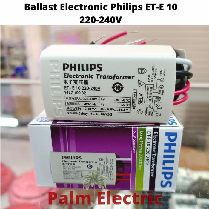 Jual Ballast Philips Electronic Transformer ET-E 10 220V-240V - Jakarta ...