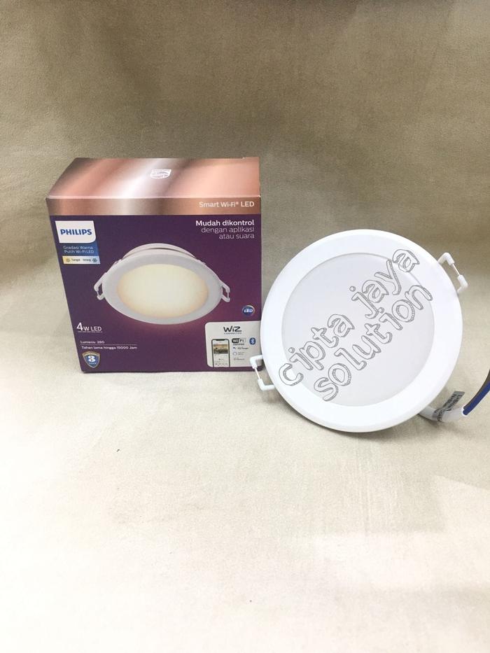 Jual Lampu Downlight LED Philips WIFI Smart 4w 4 watt - Tunable White ...