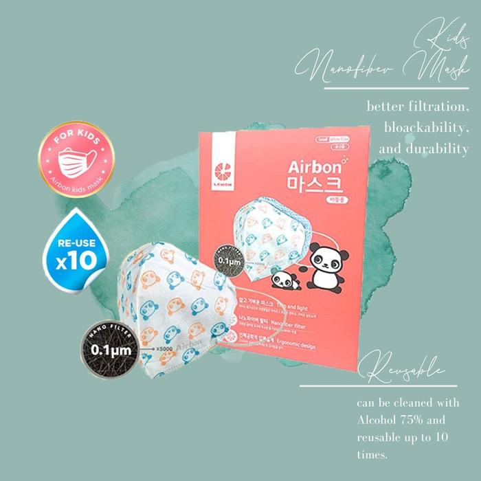Jual Masker Anak KF94 Made in Korea Nano Mask Fiber 4PLY Original ...