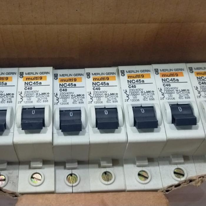 Jual MCB Merlin Gerin Multi9 NC45a C40 40A 1P 12006 - Jakarta Pusat ...