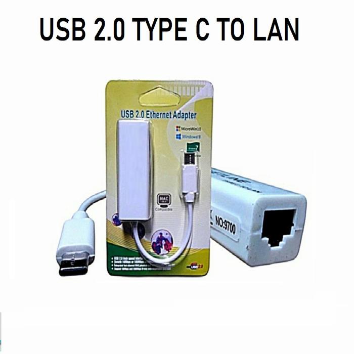 Jual Usb Type C To Lan Ethernet Rj45 2.0 Cable Adapter Di Seller Velvet ...