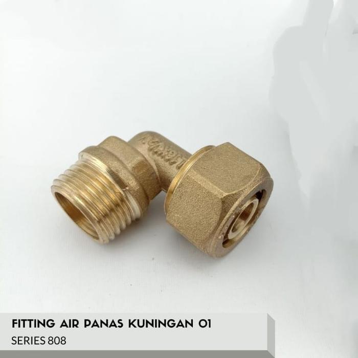 Jual Sambungan Pipa Air Panas Kuningan / knie elbow Nepel Tee Fitting pipa - No 7 - Jakarta ...