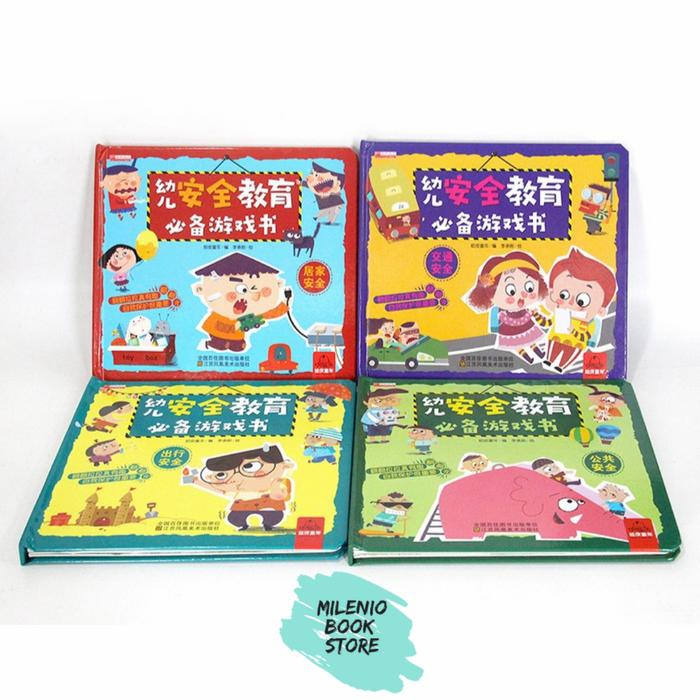 Jual Buku Mandarin Flip Flap Tentang Menjaga Keselamatan Isi 4 Buku ...