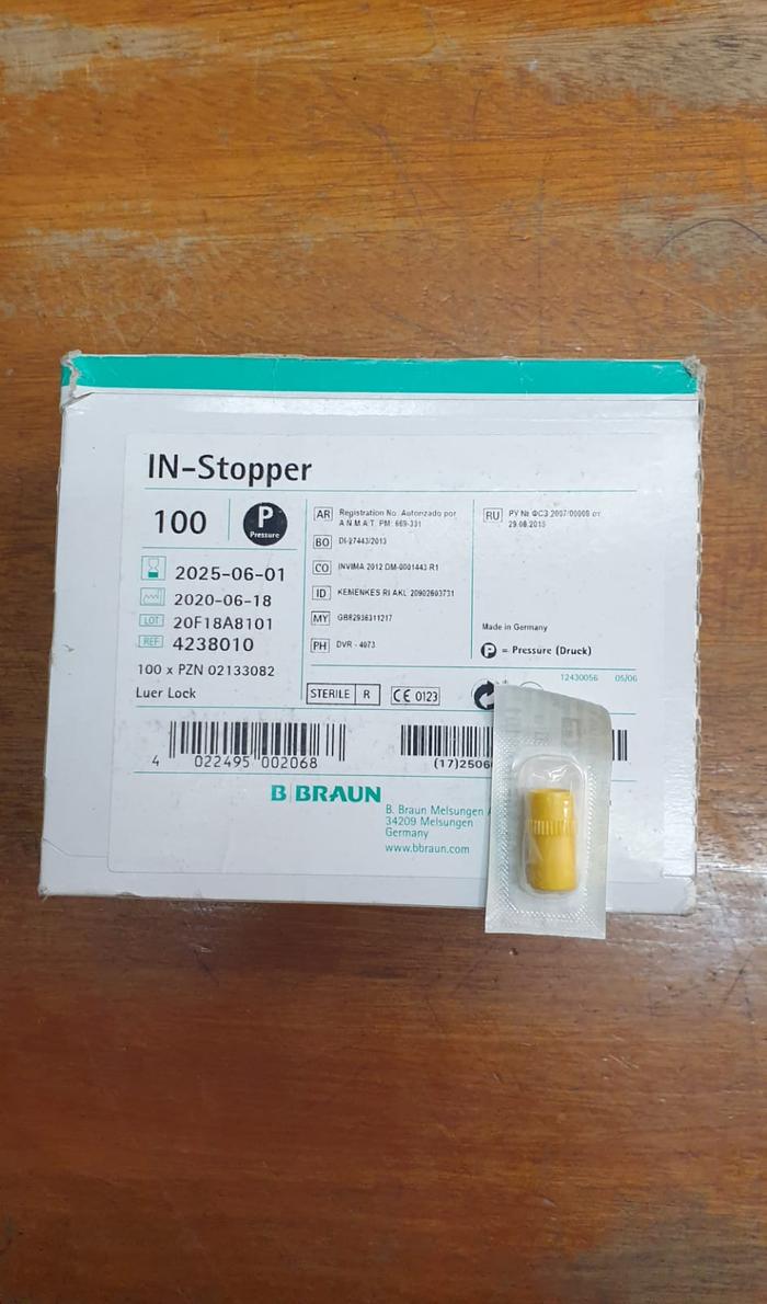 Jual B Braun IN Stopper ORIGINAL (1 Box/100 Pcs) - Jakarta Timur ...