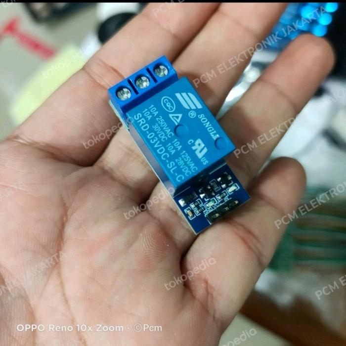 Jual modul module relay 3v3 3v 3volt 3 volt 1 channel 1channel nodemcu ...