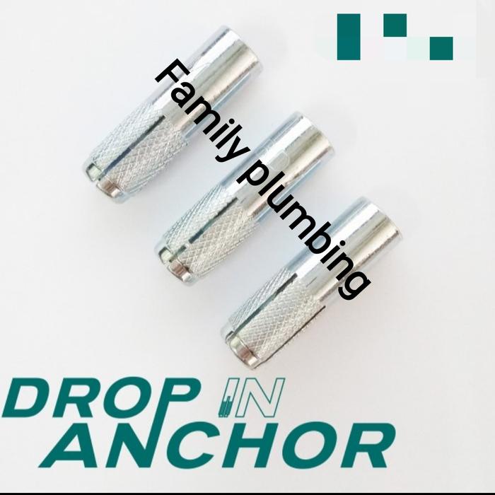 Jual DINASET DYNASET DROP IN ANCHOR M6 6mm 6 1/4" 1/4 MURAH TERMURAH ...