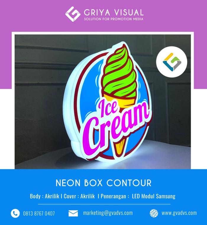 Jual NEON BOX AKRILIK ICE CREAM - Jakarta Selatan - Griya Visual ...