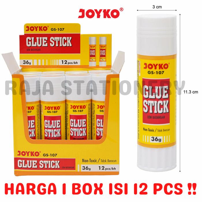 Promo JOYKO GLUE STICK 36g LEM BATANG STIK JOYKO BESAR GS-107 1 BOX 12 ...