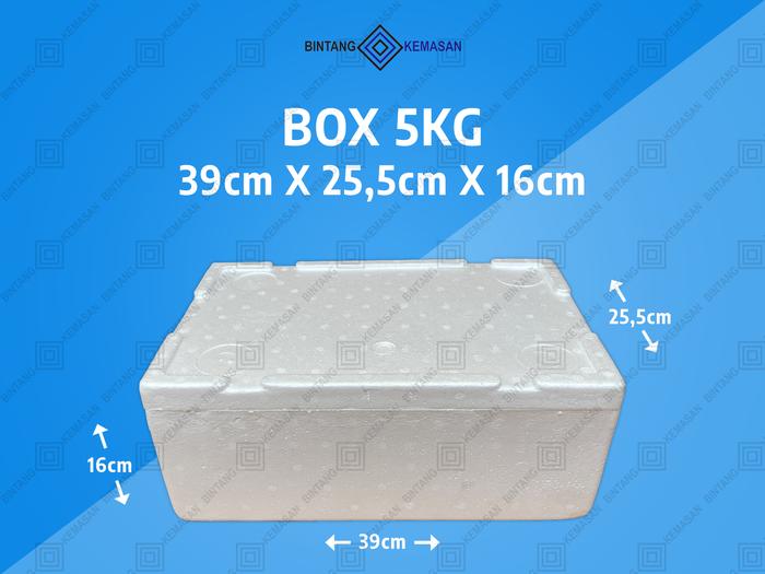 Jual Box Styrofoam Kecil Box Sterofoam Box Packing BARU - 5KG - Jakarta ...