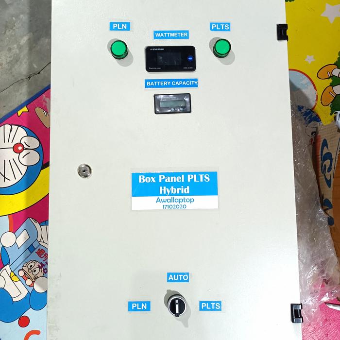 Jual box panel plts solar panel surya otomatis LVD ATS 3000W PSW - 24V ...