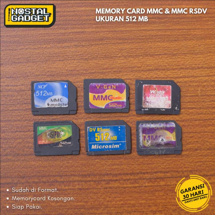 Jual Memory Card MMC RSDV Nokia Ngage QD 6600 6630 7610 9300 9500 N70 ...