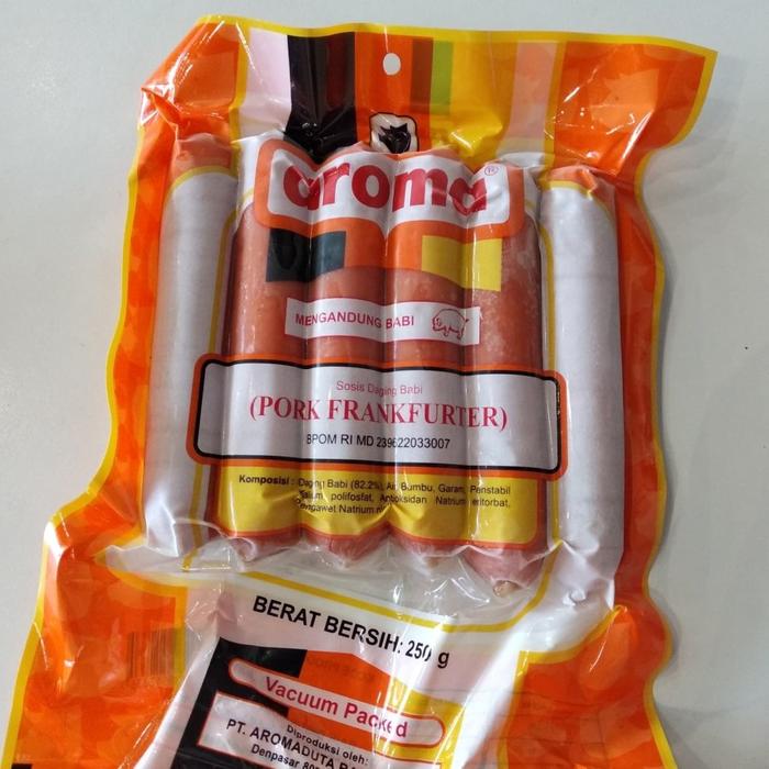 Jual (B2) AROMA PORK SAUSAGE | SOSIS BABI | NON HALAL - COCKTAIL ...