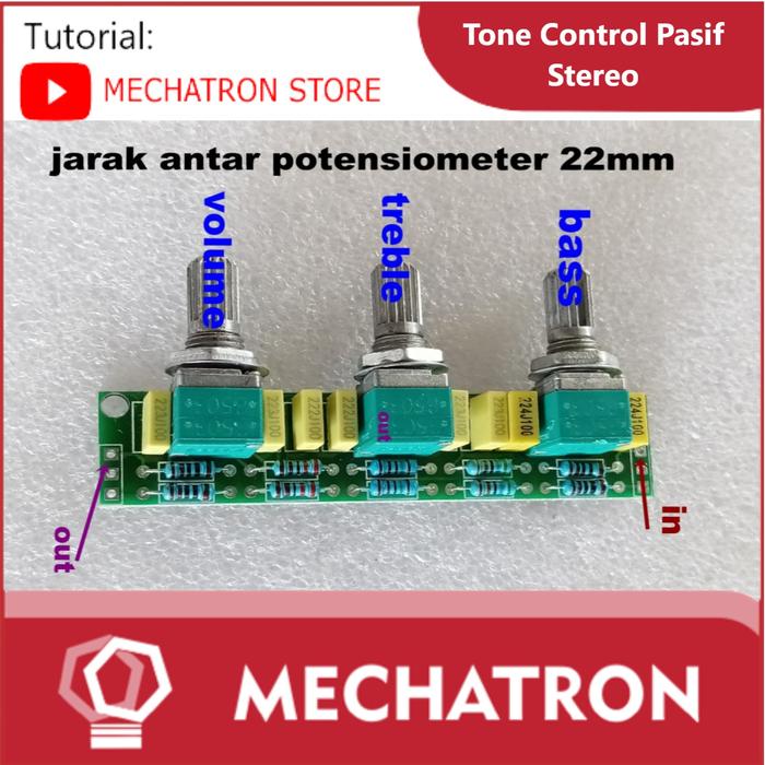 Jual Tone Control Pasif Stereo Volume Treble Bass Passive - Kota Depok ...