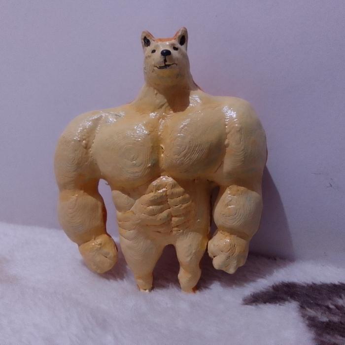 Jual Swole Doge Meme 3D print - Kota Tangerang Selatan - drmeme_figure ...
