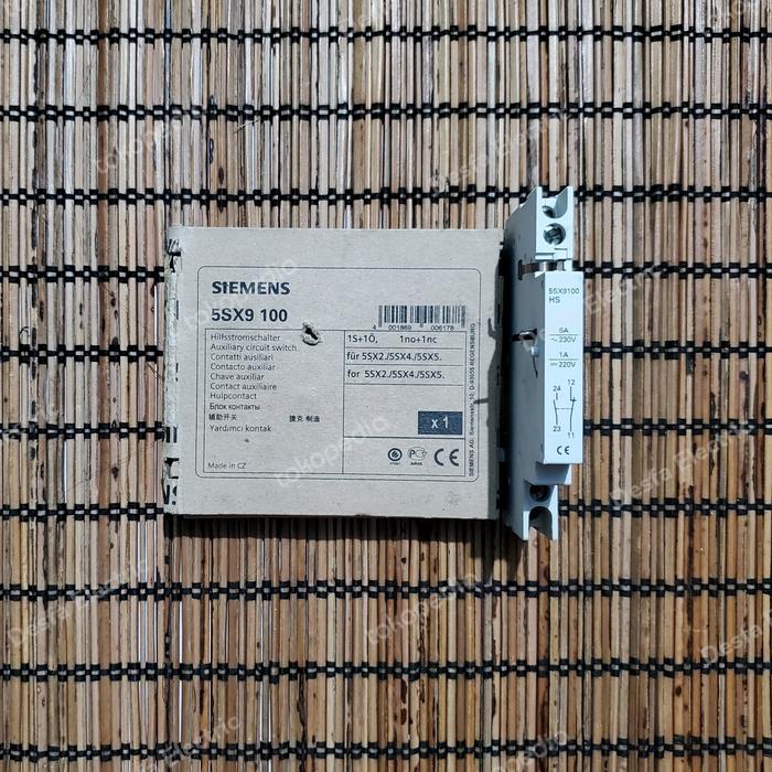 Jual Auxiliary Contact MCB Siemens 5SX9100 1 No 1 Nc - Jakarta Pusat ...