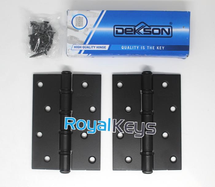 Jual Engsel Pintu Kupu Nylon Hinge 4 inch Dekson Dekkson Black Hitam ...