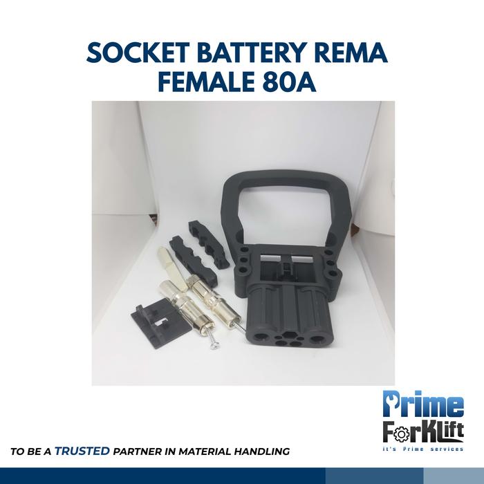Jual SOCKET BATTERY REMA FEMALE 80A - Kab. Karawang - Prime Forklift ...