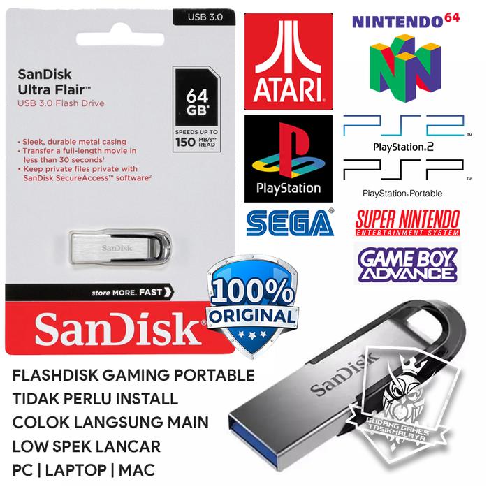 Jual Flashdisk Gaming Portable - 64 GB - Full Games - Kota Tasikmalaya ...