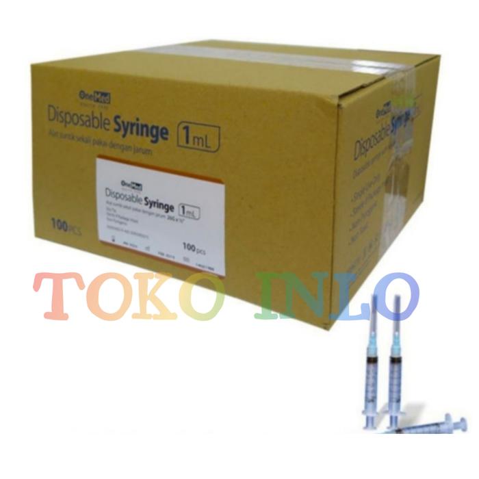 Jual Spuit/Syringe 1 cc Onemed/Disposible Syringe Onemed - Kota Medan ...
