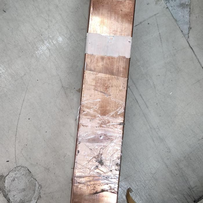 Jual Busbar import ukuran 8x50 tebal 8mm lebar 5cm ready stok pjg 14 ...