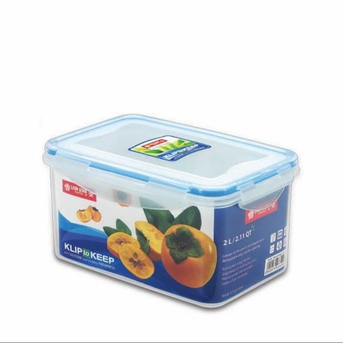 Jual Box Lion Star Klip To Keep 1302 (2 liter)/Kotak Makanan Kedap ...