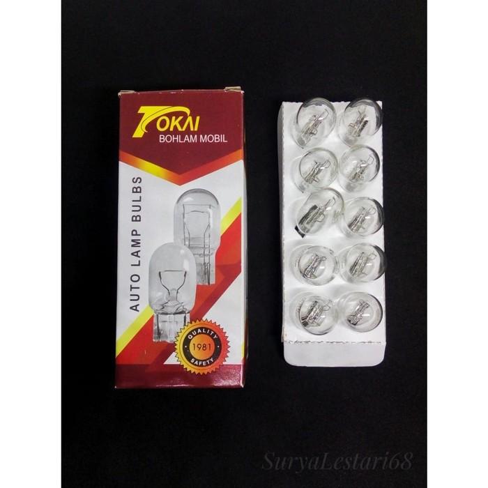 Jual Bohlamp T20 DOP REM TANCAP DOUBLE Mobil Tokai T20 double 12V 21/5W ...