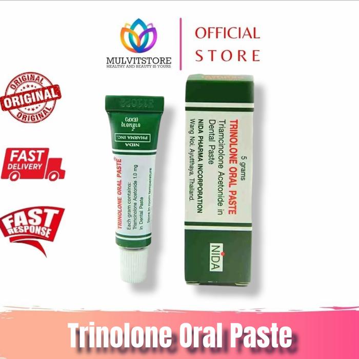 Jual Ready Obat Sariawan Trinolone Oral Paste Best seller Thailand ...