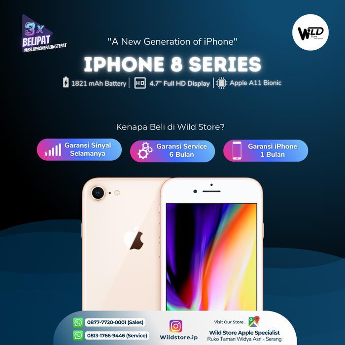 Jual iPhone 8 64GB Second Original Fullset All Operator - Kota Serang ...