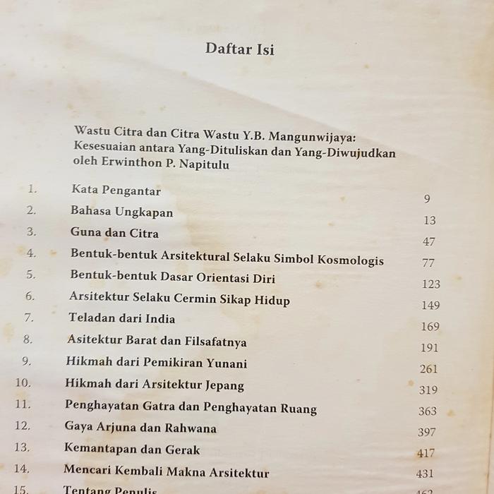 Jual Buku Wastu Citra:budaya,bentuk Arsitektur, Filsafat: Y.b ...